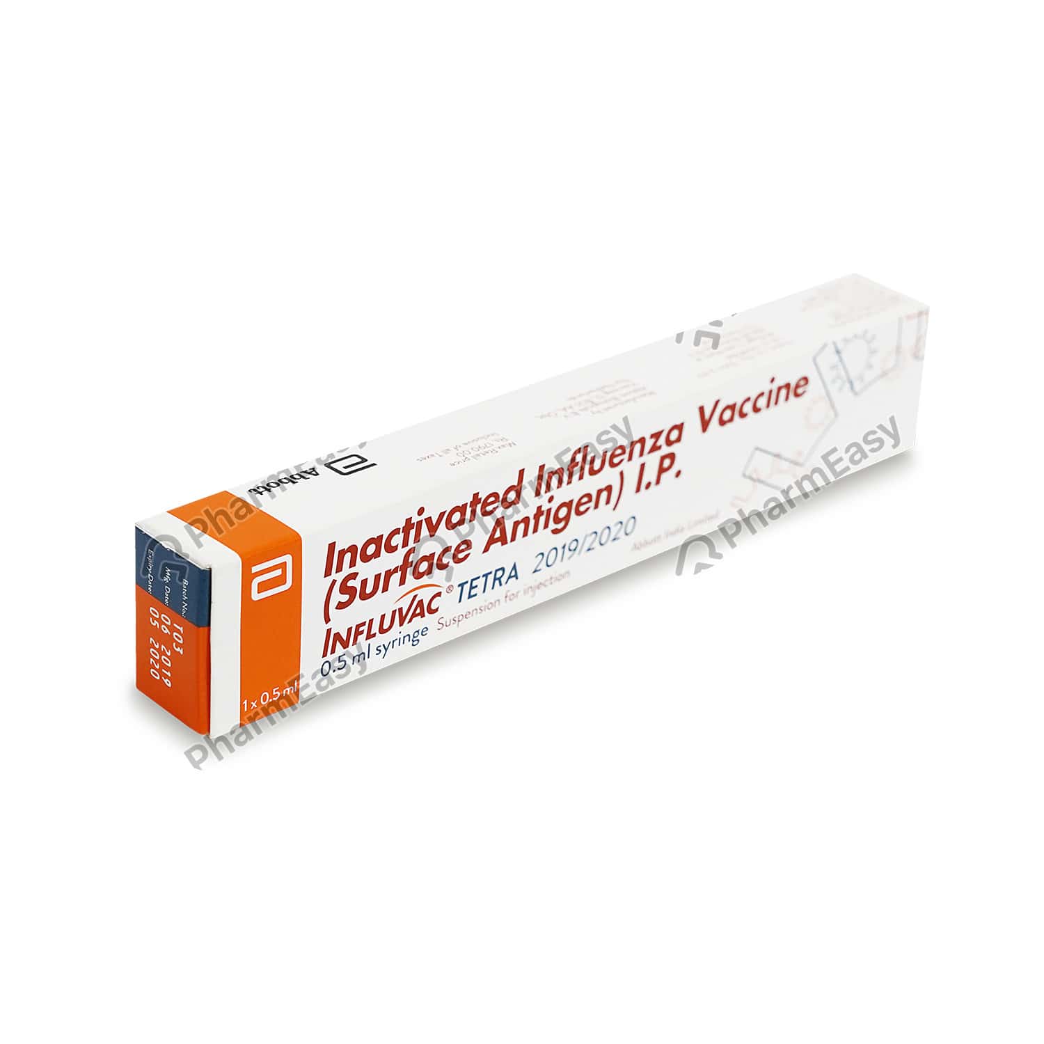 Buy Influvac Tetra 2019/2020 Pre Filled Syringe Of 0.5ml Suspension For ...