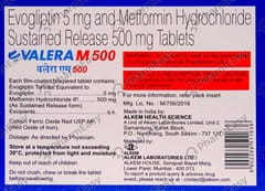 Buy Valera M 500mg Strip Of 15 Tablets Online at Flat 15% OFF | PharmEasy