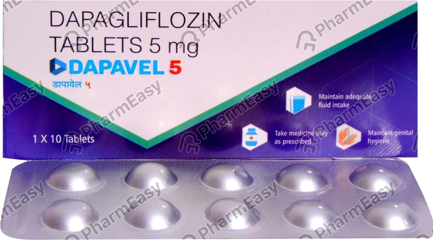 Dapavel 5 MG Tablet (10): Uses, Side Effects, Price & Dosage | PharmEasy