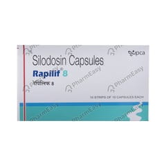 Buy Rapilif 8 MG Capsule (15) Online at Flat 18% OFF* | PharmEasy
