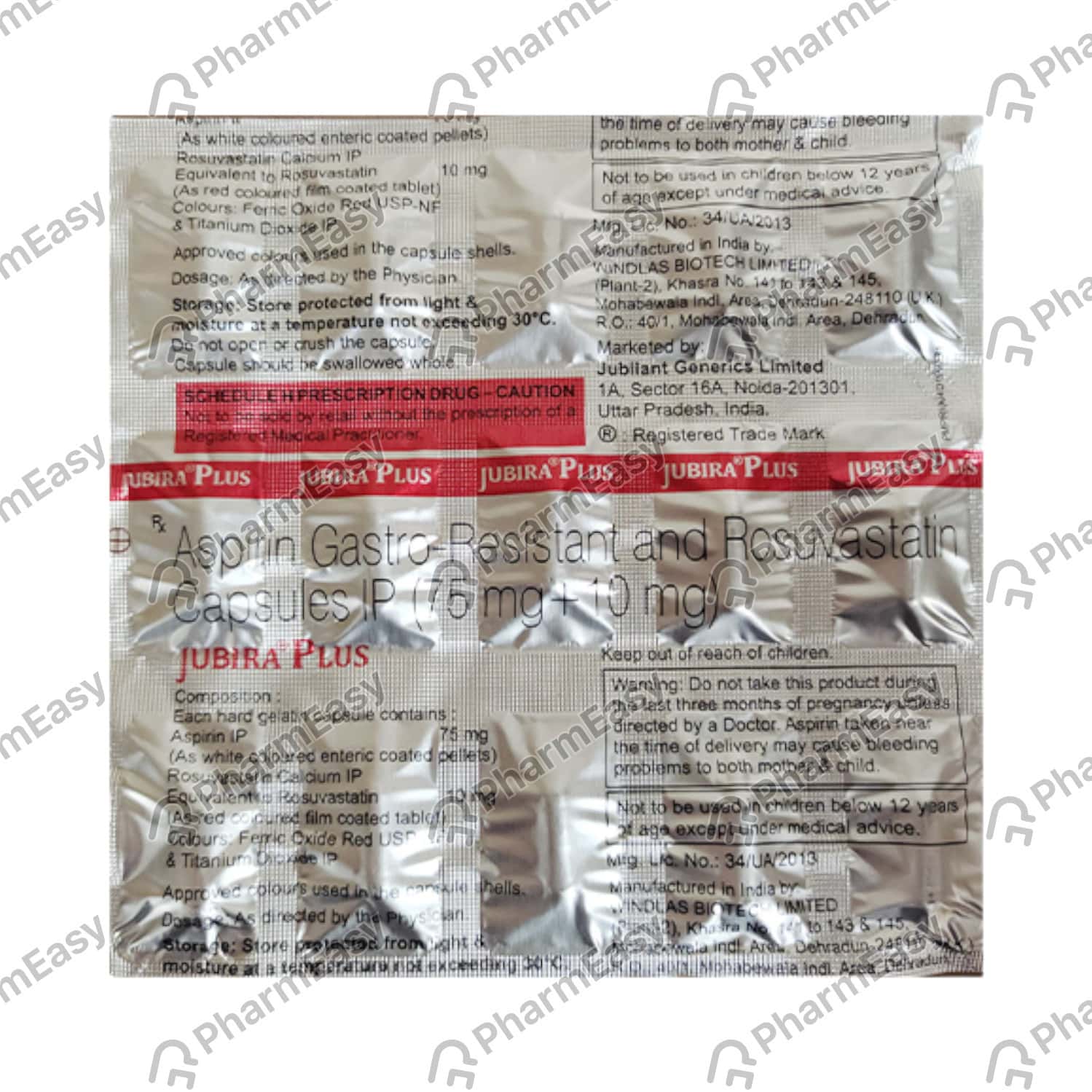 Buy Jubira Plus Strip Of 15 Capsules Online at Flat 15% OFF | PharmEasy
