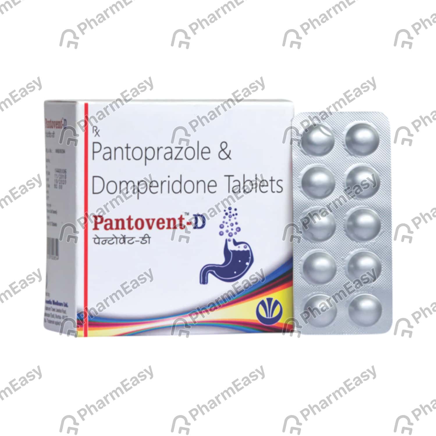 Pantovent D Strip Of 10 Tablets: Uses, Side Effects, Price & Dosage ...