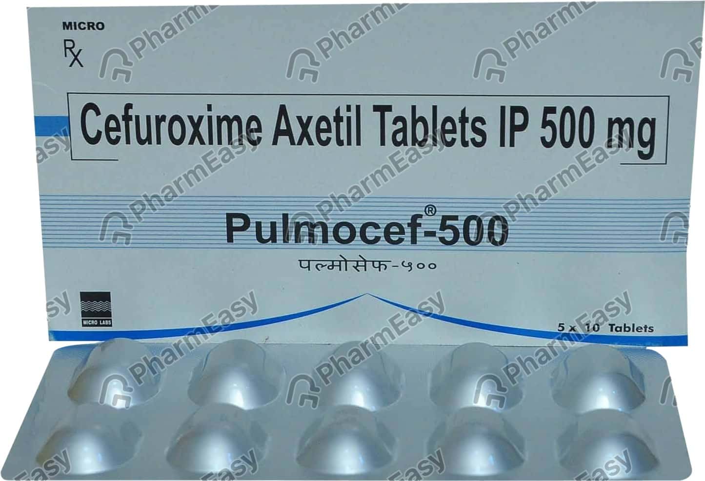 Pulmocef Cv 500mg Strip Of 10 Tablets: Uses, Side Effects, Price ...