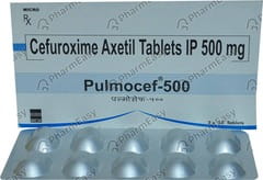 Pulmocef Cv 500mg Strip Of 10 Tablets: Uses, Side Effects, Price ...