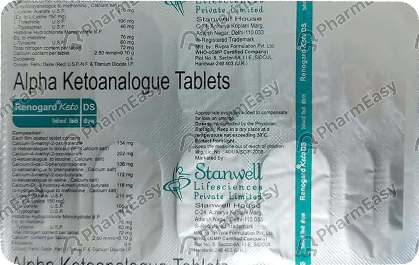 Buy Renogard Keto Ds Strip Of 10 Tablets Online at Flat 15% OFF | PharmEasy