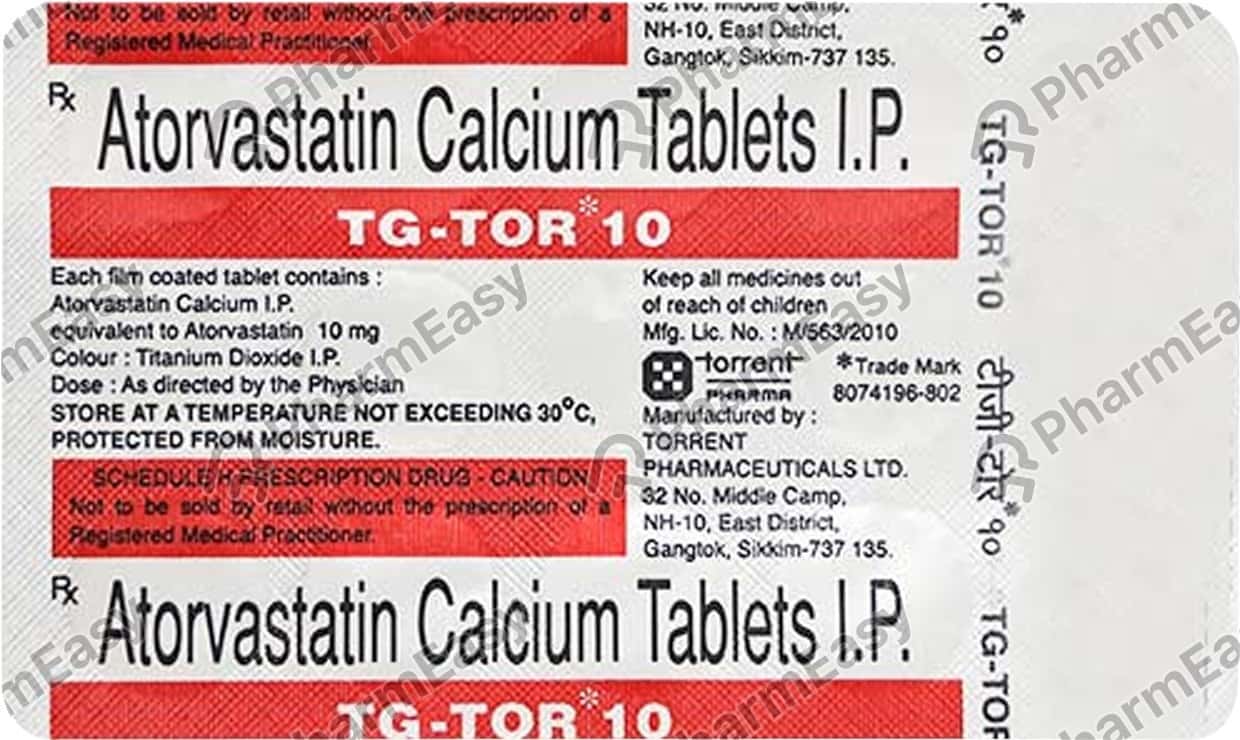 Tg Tor 10 MG Tablet (15): Uses, Side Effects, Price & Dosage | PharmEasy