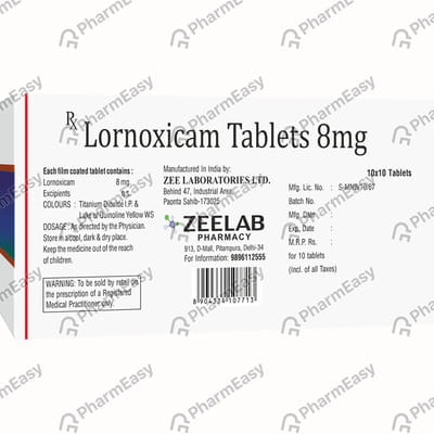 Buy Lorexam 8 MG Tablet (10) Online at Flat 15% OFF | PharmEasy