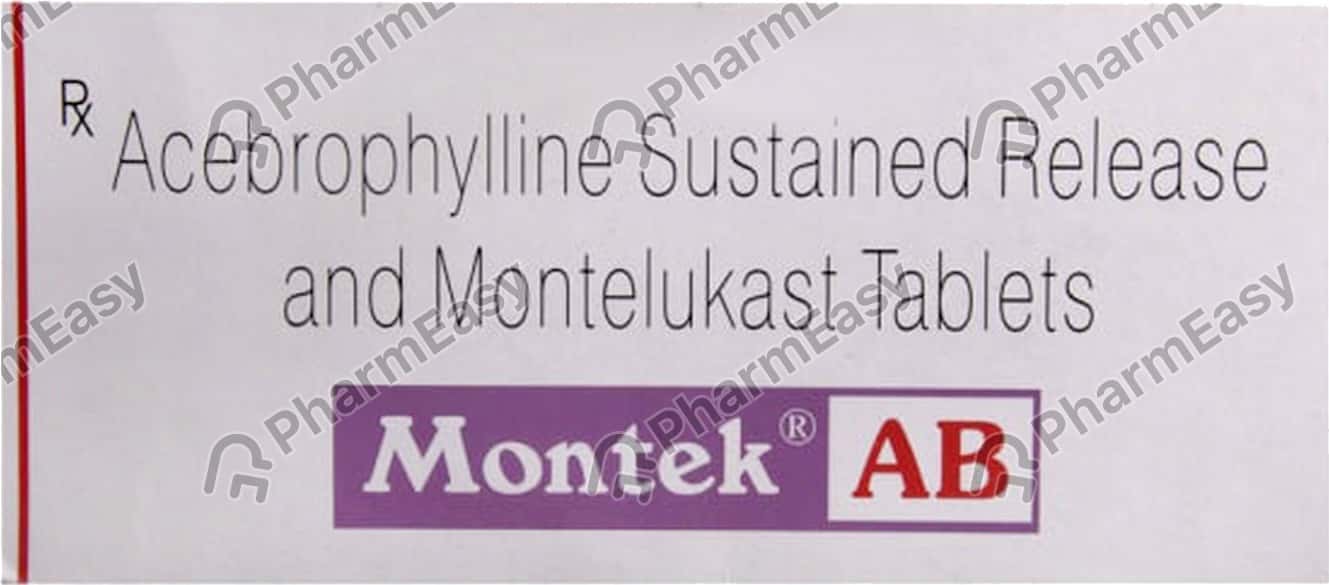 Montek Ab Strip Of 10 Tablets: Uses, Side Effects, Price, Dosage ...