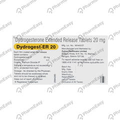 Dydrogest-ER 20 Tablet: Uses, Side-effects, Price, Dosage & More Info ...