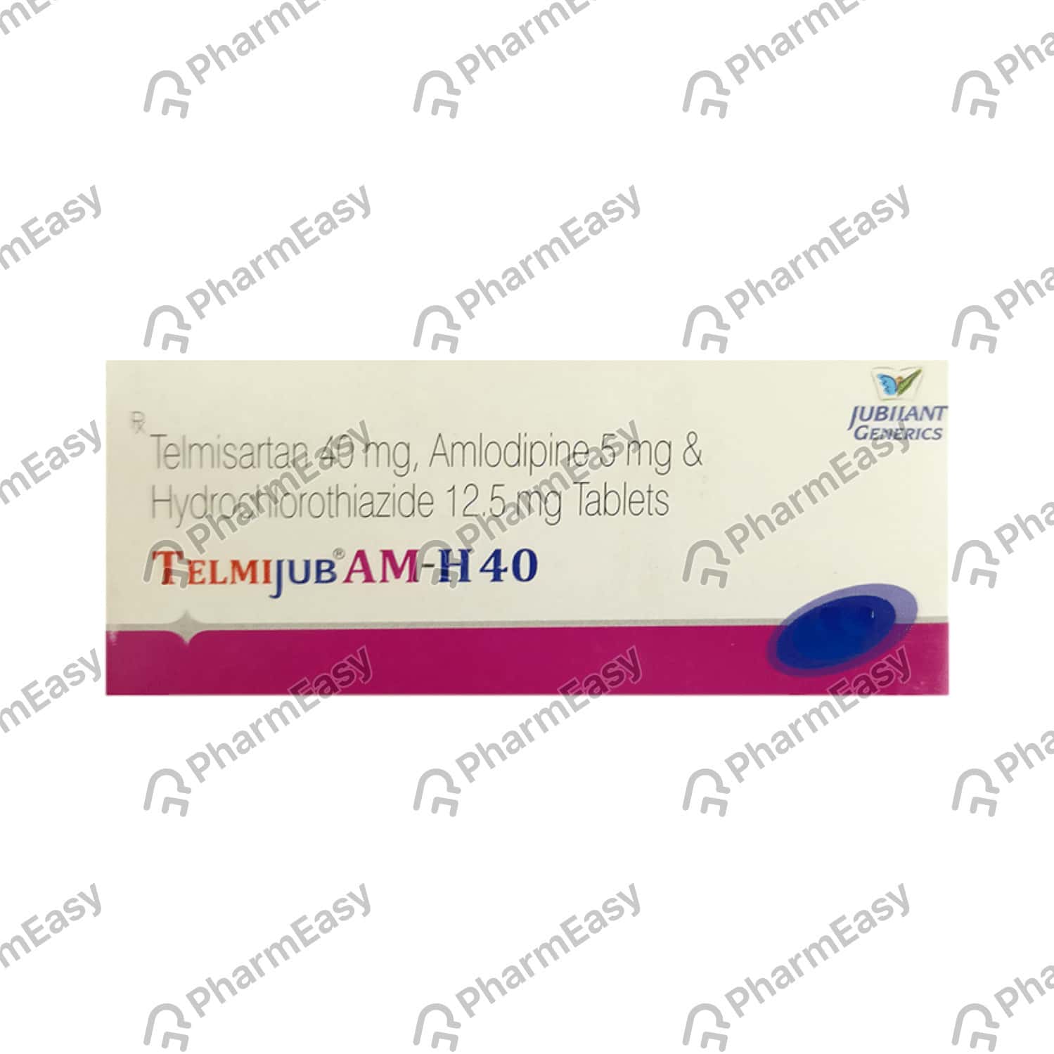 Telmijub Am H 40mg Strip Of 10 Tablets: Uses, Side Effects, Price ...