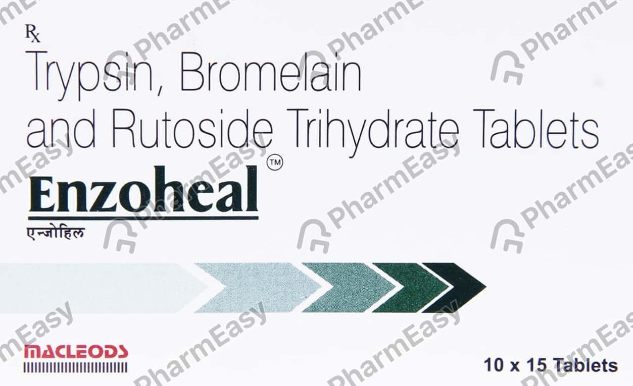 Enzoheal Strip Of 15 Tablets: Uses, Side Effects, Price & Dosage ...
