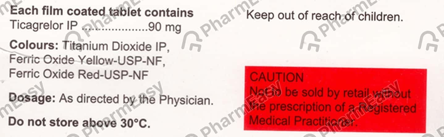 Ticacip 90 MG Tablet (14): Uses, Side Effects, Price & Dosage | PharmEasy