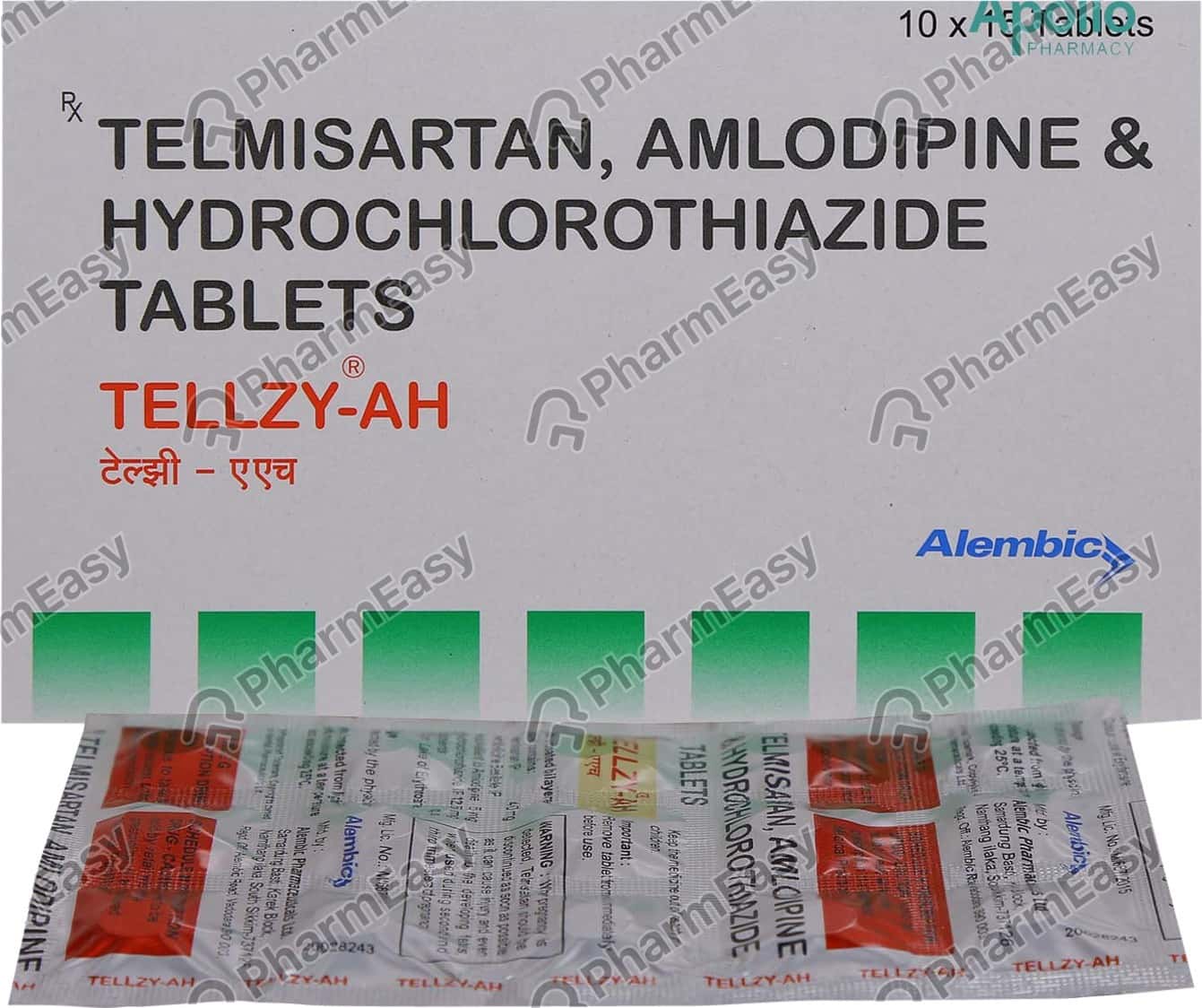 Tellzy Ah 40mg Strip Of 15 Tablets: Uses, Side Effects, Price & Dosage ...
