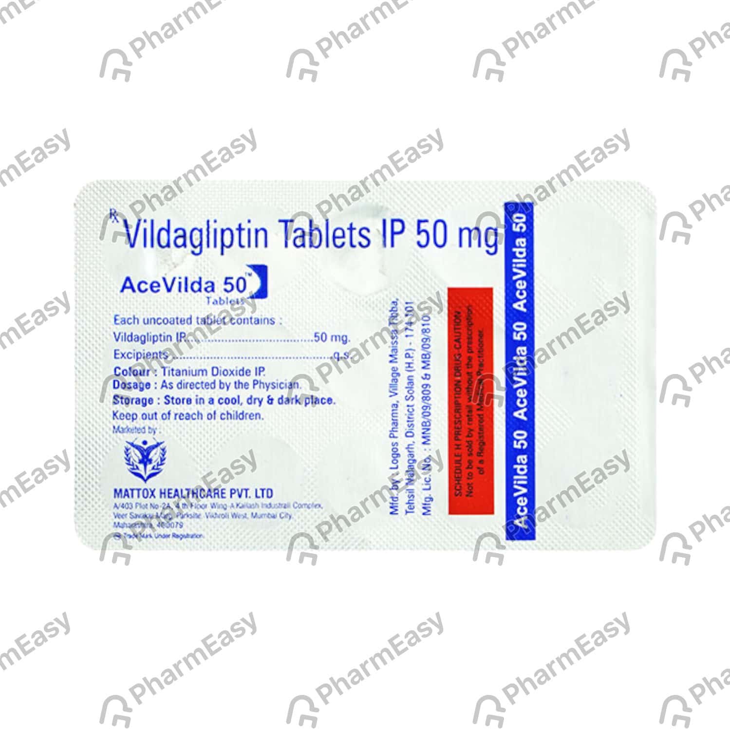 Acevilda 50 MG Tablet (15): Uses, Side Effects, Price & Dosage | PharmEasy