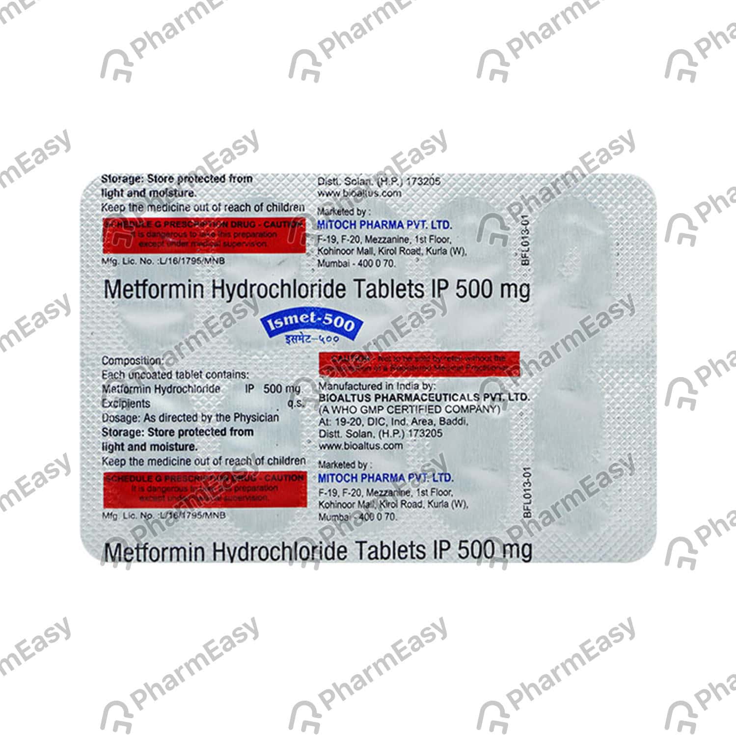 Ismet 500 MG Tablet (15): Uses, Side Effects, Price & Dosage | PharmEasy