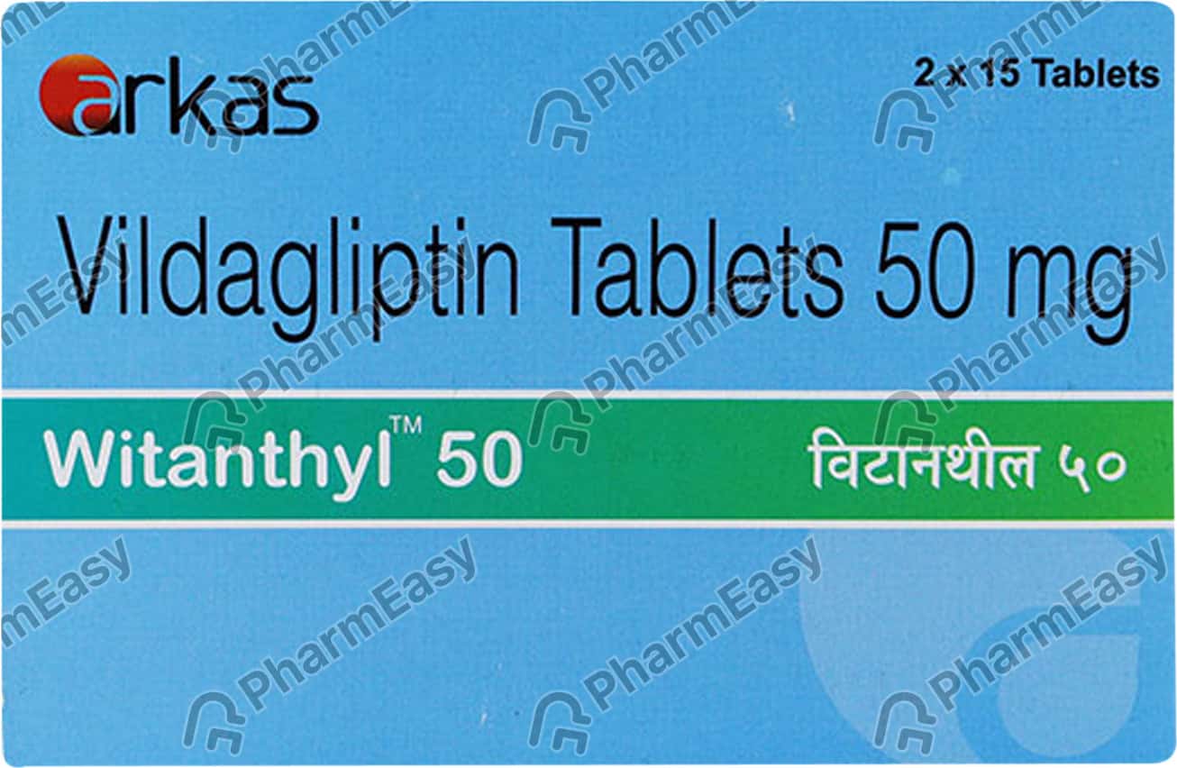 Witanthyl 50 MG Tablet (15): Uses, Side Effects, Price & Dosage | PharmEasy
