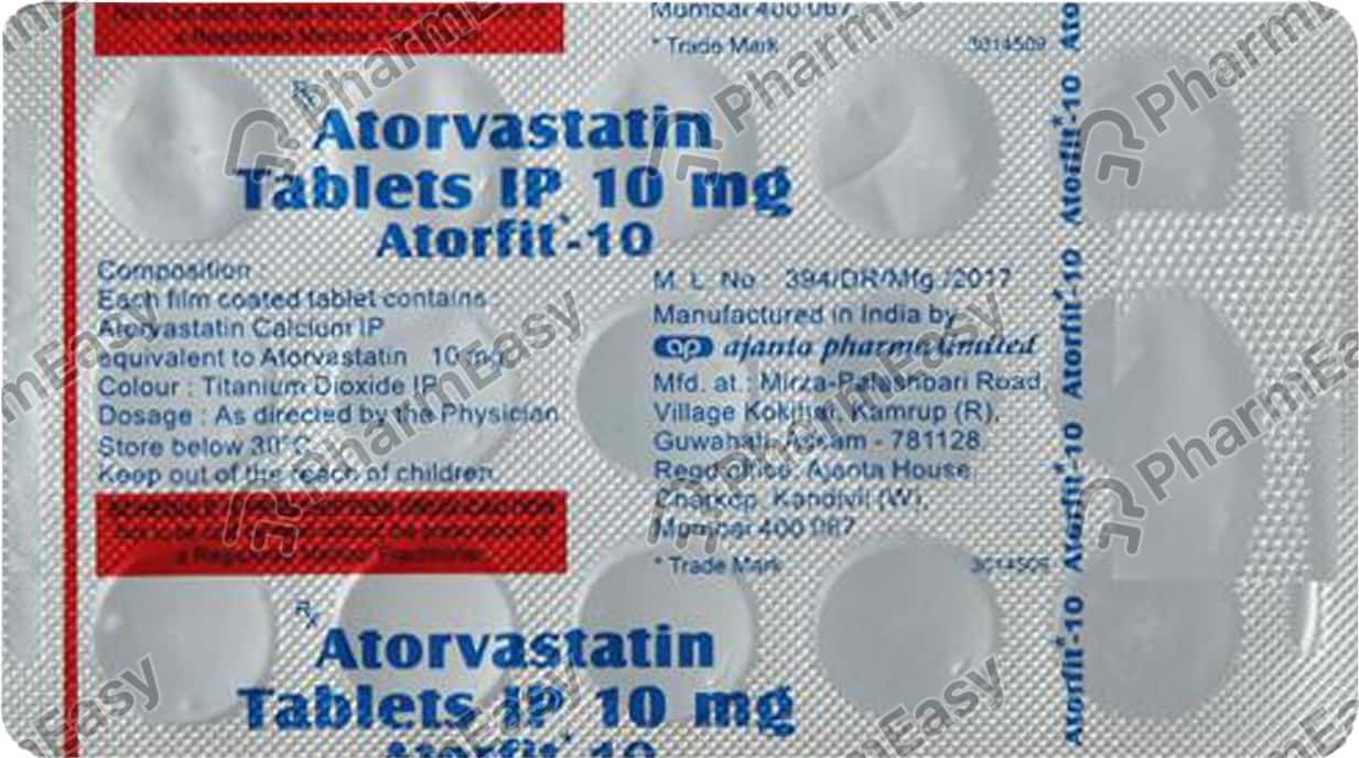 Atorfirst 10 MG Tablet (15): Uses, Side Effects, Price & Dosage | PharmEasy