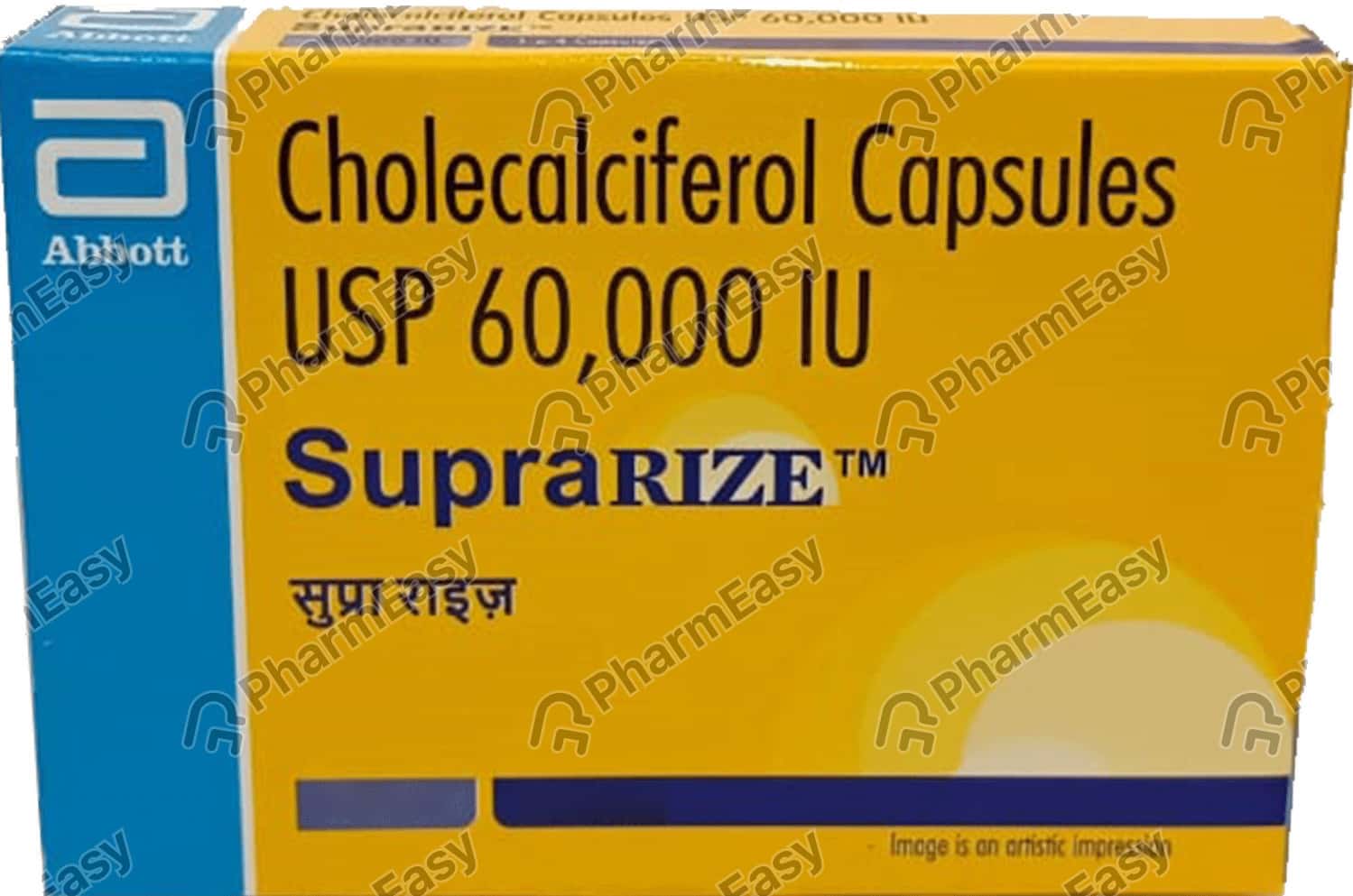 Buy Suprarize 60000 IU Capsule (4) Online at Flat 15% OFF | PharmEasy