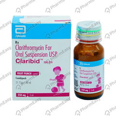 Claribid Ds 250 MG/5ML Dry Suspension (30): Uses, Side Effects, Price ...