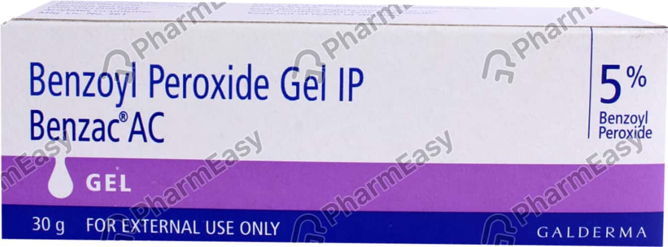Benzac Ac 5 %W/W Gel (30): Uses, Side Effects, Price & Dosage | PharmEasy