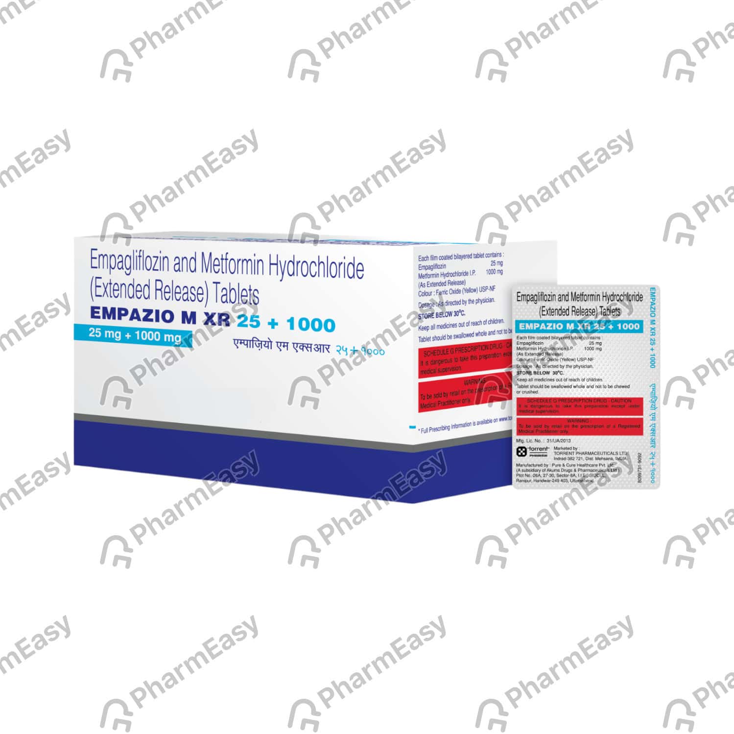 Empazio M Xr 25/1000mg Strip Of 10 Tablets: Uses, Side Effects, Price ...