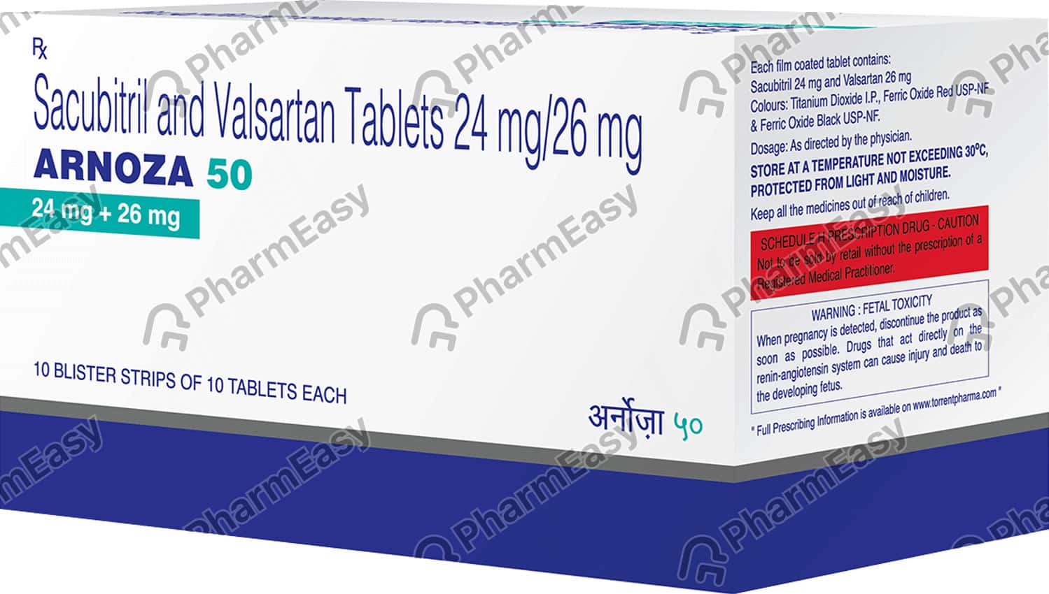 Arnoza 50mg Strip Of 10 Tablets: Uses, Side Effects, Price & Dosage | PharmEasy