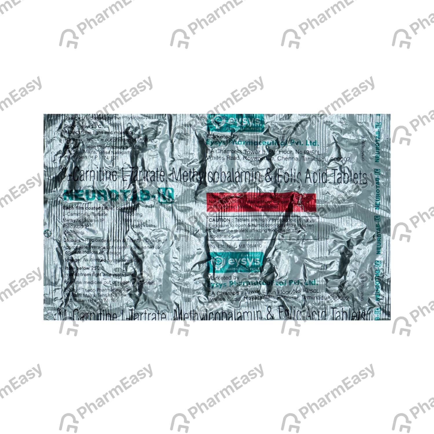 Neurotab Lc Strip Of 10 Tablets: Uses, Side Effects, Price & Dosage ...