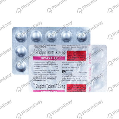 Sitaxa 25 MG Tablet (15): Uses, Side Effects, Price & Dosage | PharmEasy