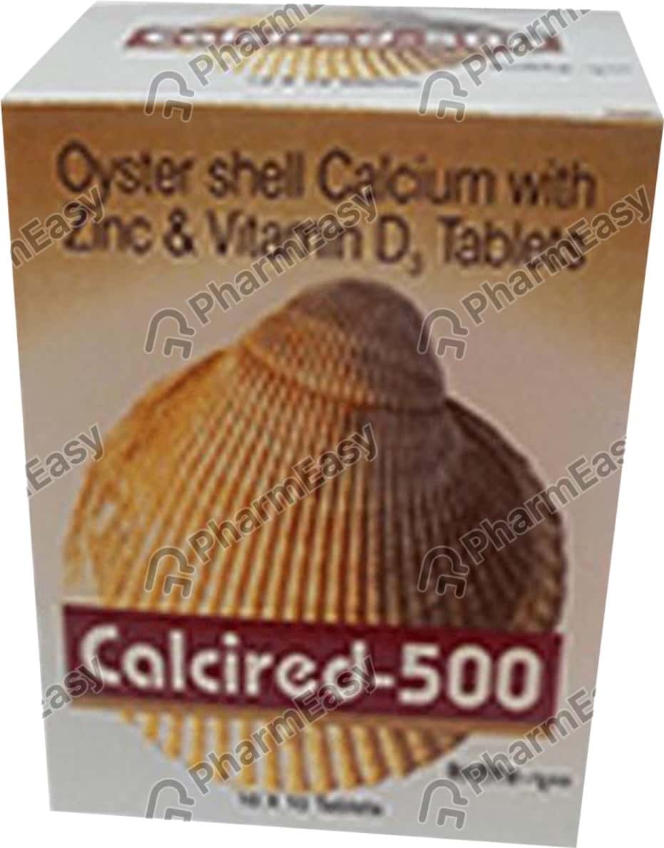 Calcired D3 Strip Of 10 Tablets: Uses, Side Effects, Price & Dosage ...