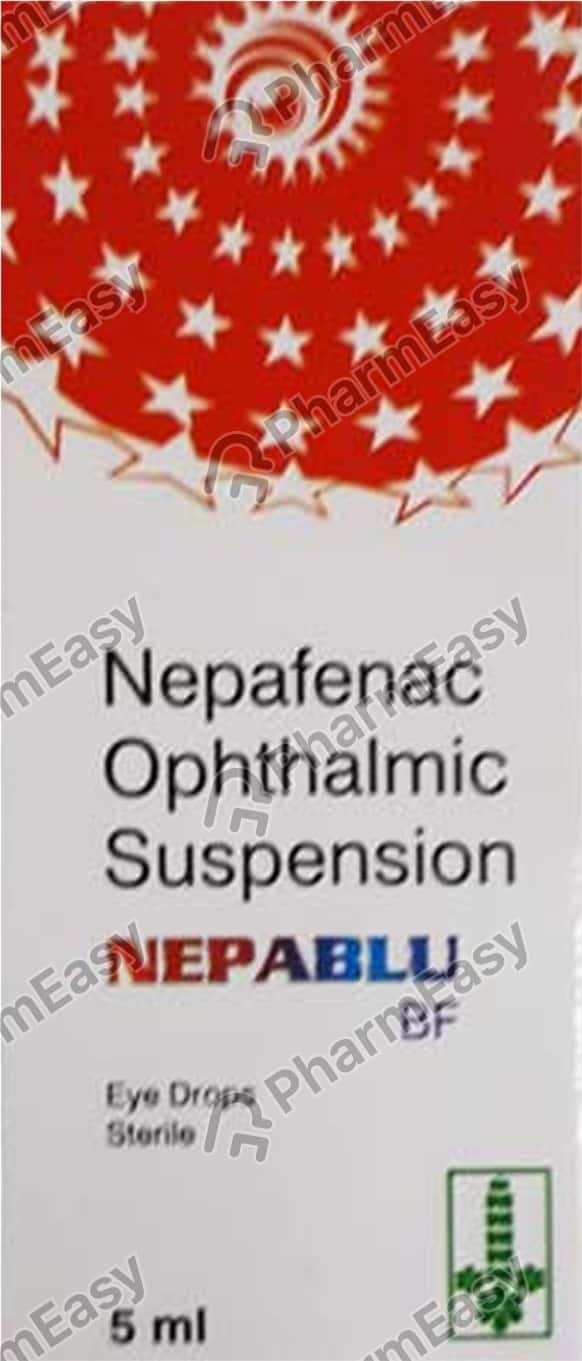 Nepcinac 0.1 %W/V Eye Drop (5): Uses, Side Effects, Price, Dosage ...