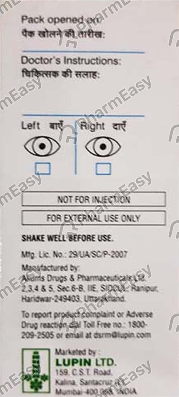 Nepablu 0.1 %W/V Eye Drop (5): Uses, Side Effects, Price & Dosage ...