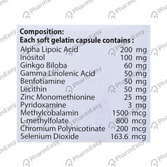 Buy Maxnerve Gold Strip Of 10 Capsules Online at Flat 15% OFF | PharmEasy