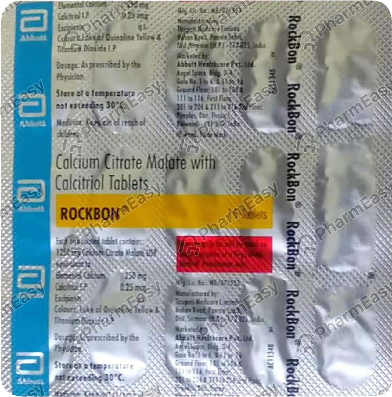 Rockbon Strip Of 15 Tablets: Uses, Side Effects, Price & Dosage | PharmEasy