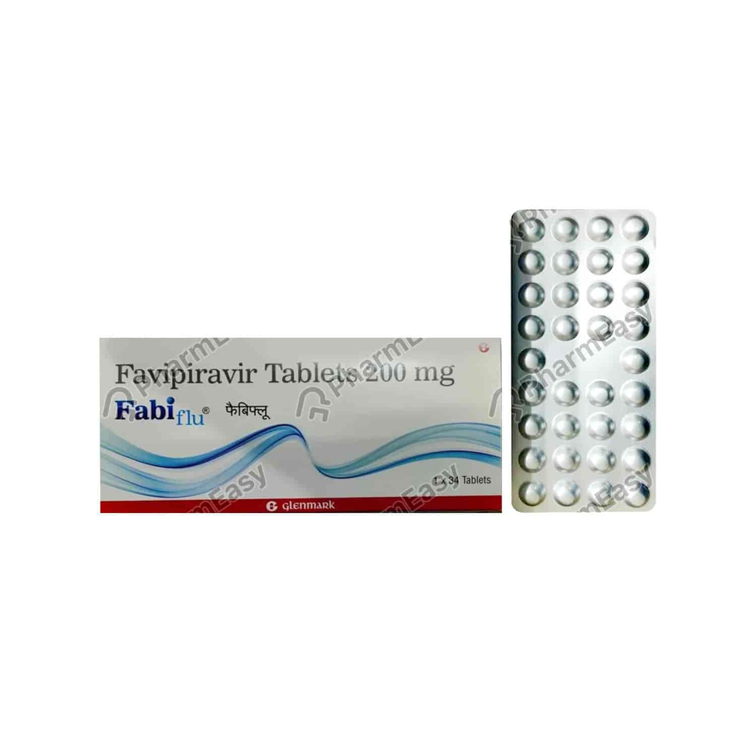 Fabiflu 200mg Strip Of 34 Tablets - Uses, Side Effects, Dosage ...