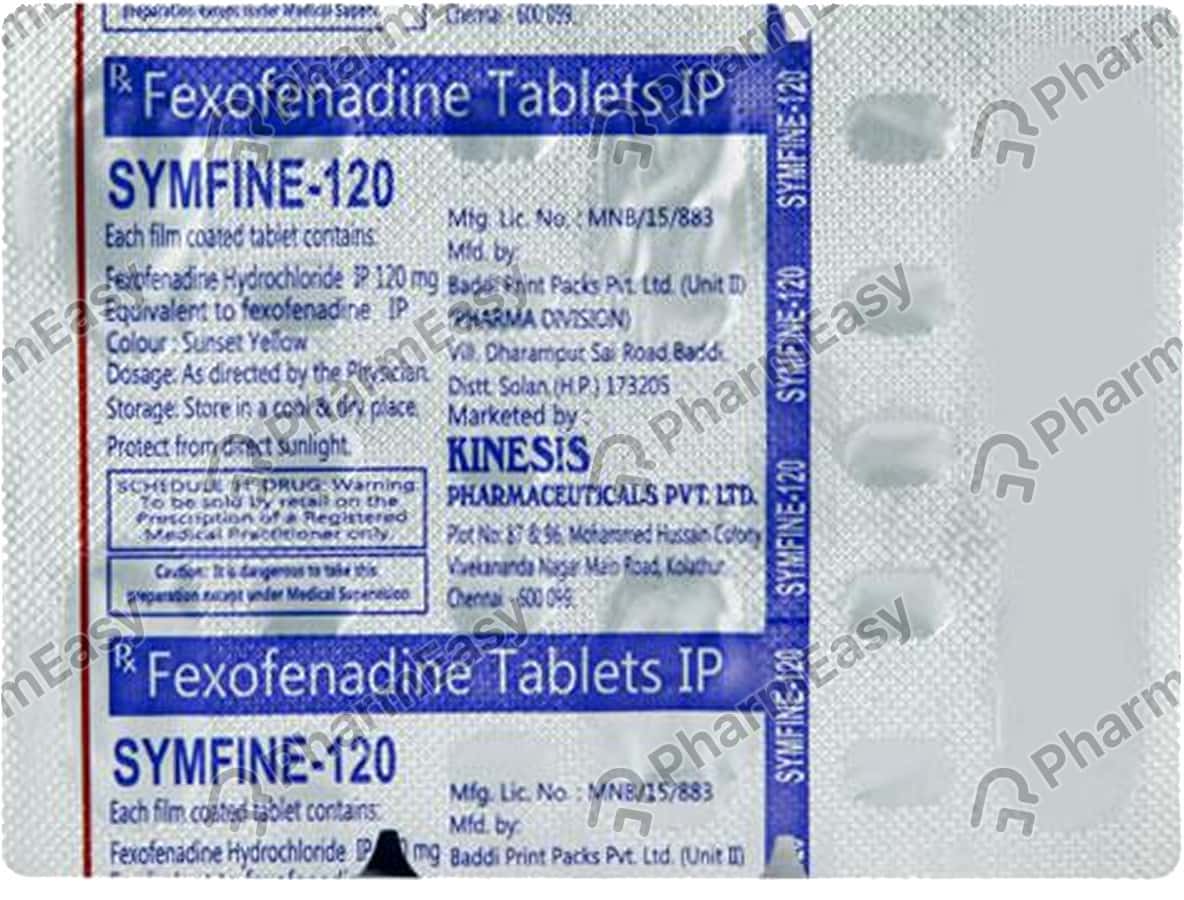 Symfine 120 MG Tablet (6): Uses, Side Effects, Price & Dosage | PharmEasy