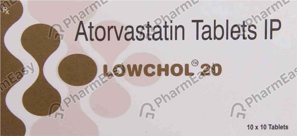 Lowchol 20 MG Tablet (10): Uses, Side Effects, Price & Dosage | PharmEasy