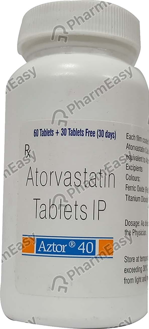 Aztor 40 MG Tablet (90): Uses, Side Effects, Price & Dosage | PharmEasy
