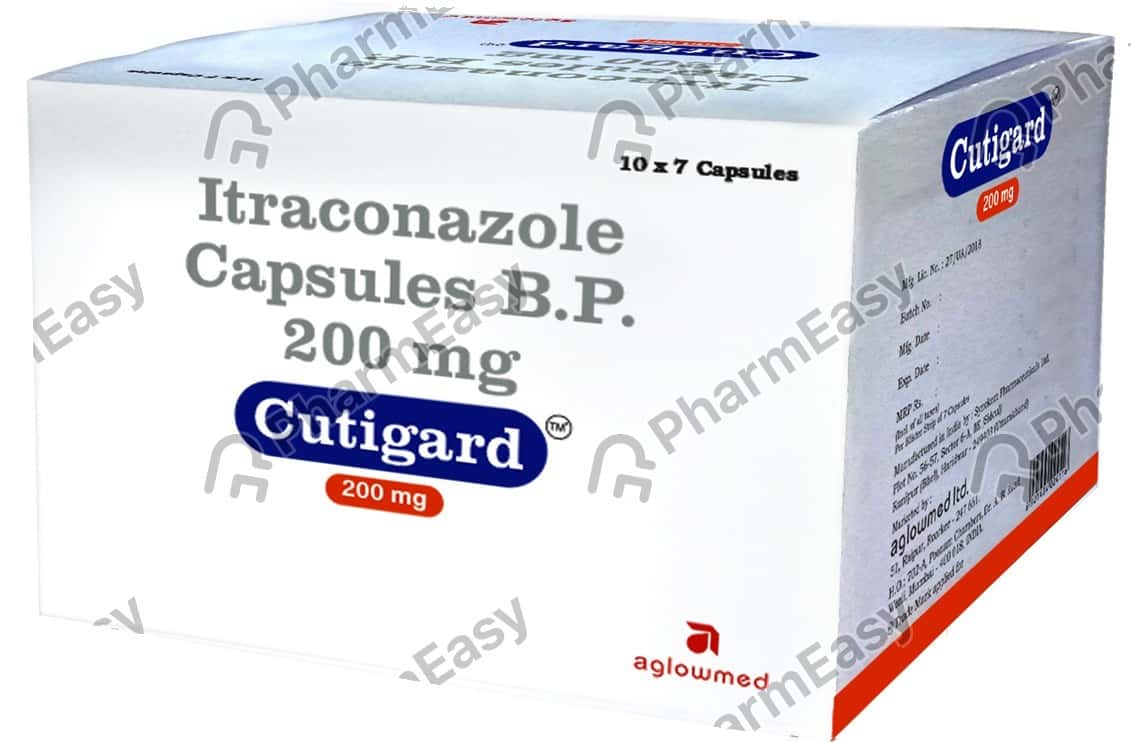 Cutigard 200 MG Capsule (7): Uses, Side Effects, Price & Dosage | PharmEasy
