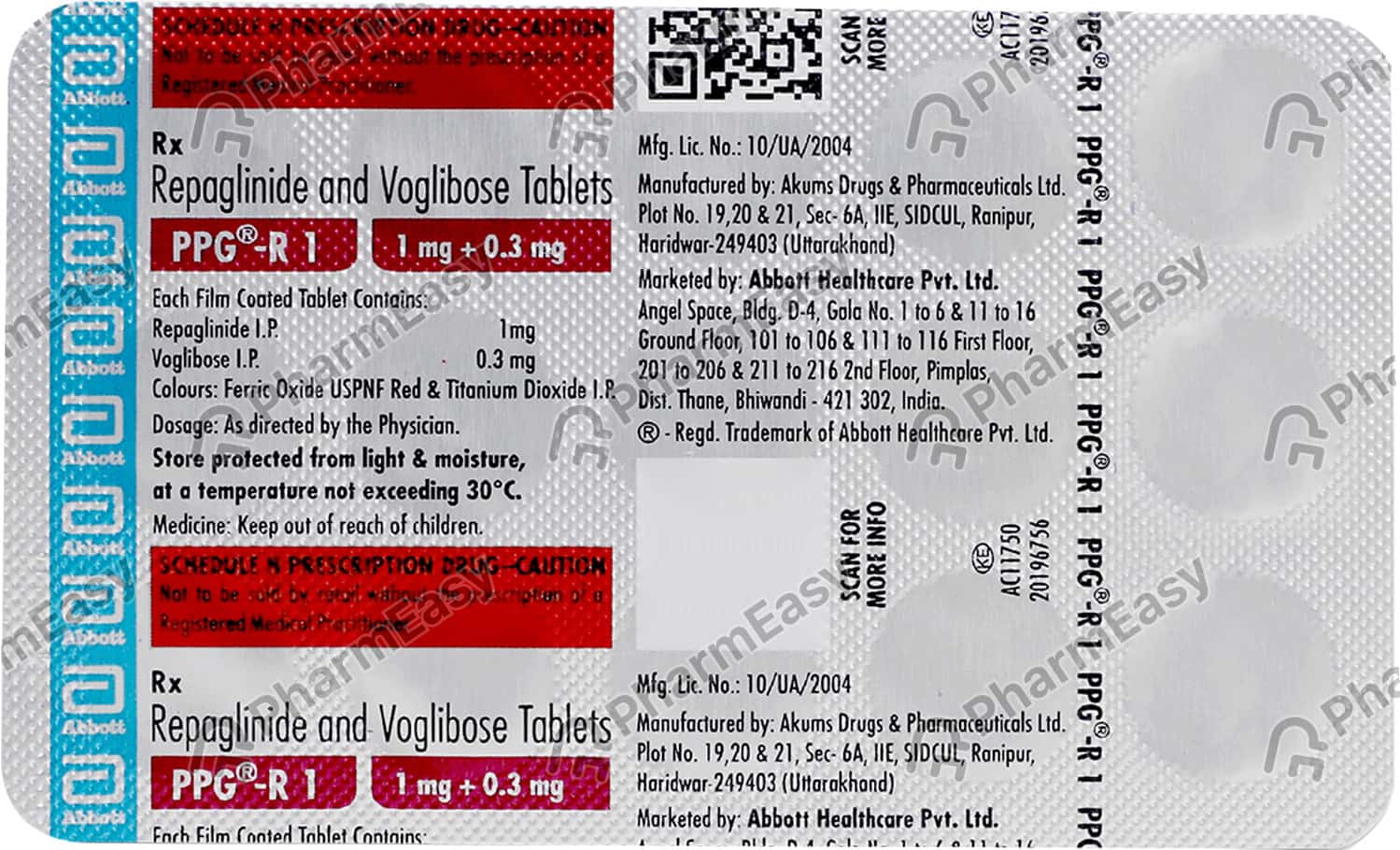 Buy Ppg R 1mg Strip Of 15 Tablets Online at Flat 15% OFF | PharmEasy