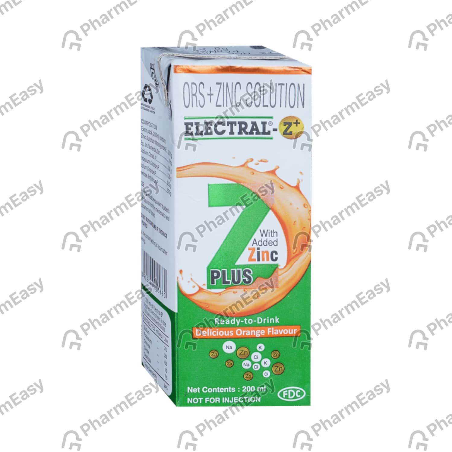 Buy Electral Z Plus Sachet Of 4.38gm Oral Powder Online & Save Up to 24 ...