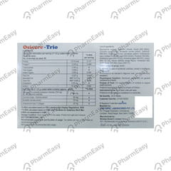 Buy Osicare Trio Strip Of 10 Tablets Online & Save Up to 24% at PharmEasy