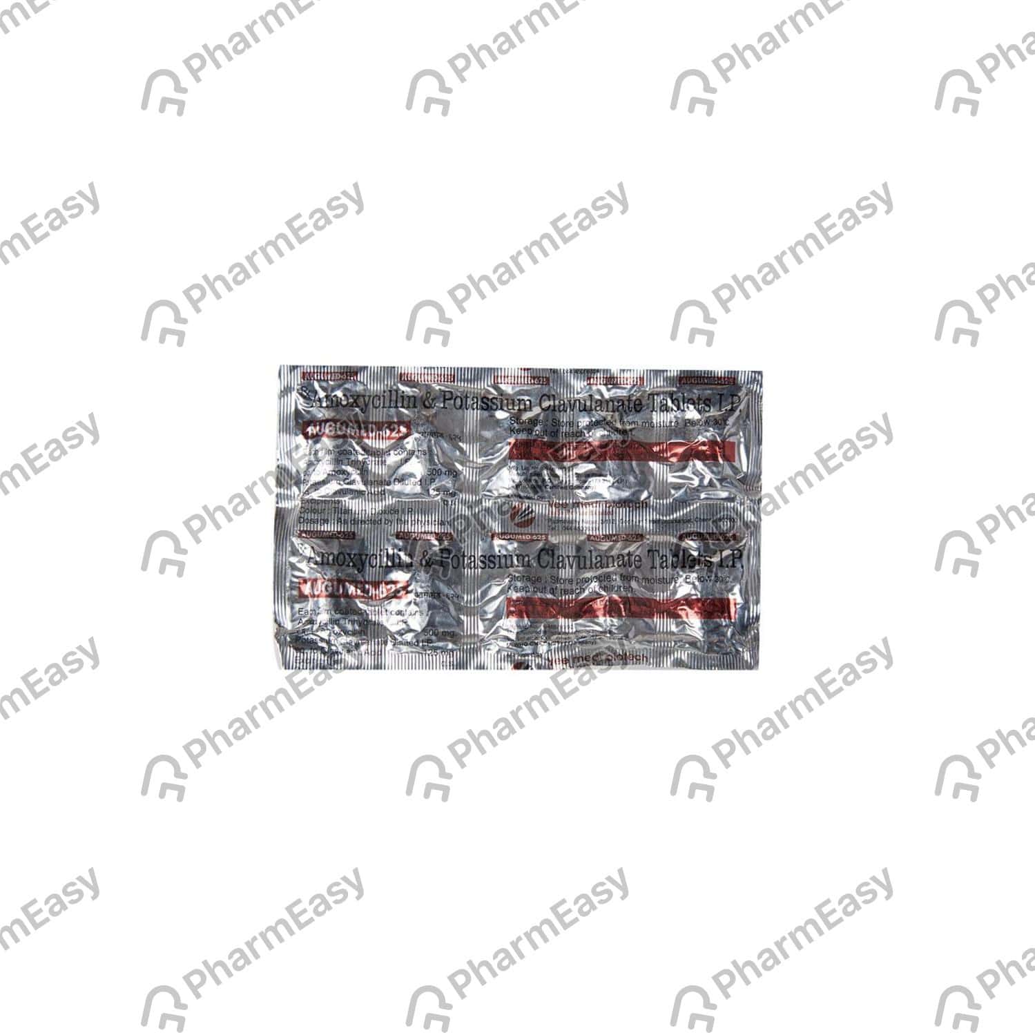 Augmed 625mg Strip Of 10 Tablets: Uses, Side Effects, Price & Dosage ...