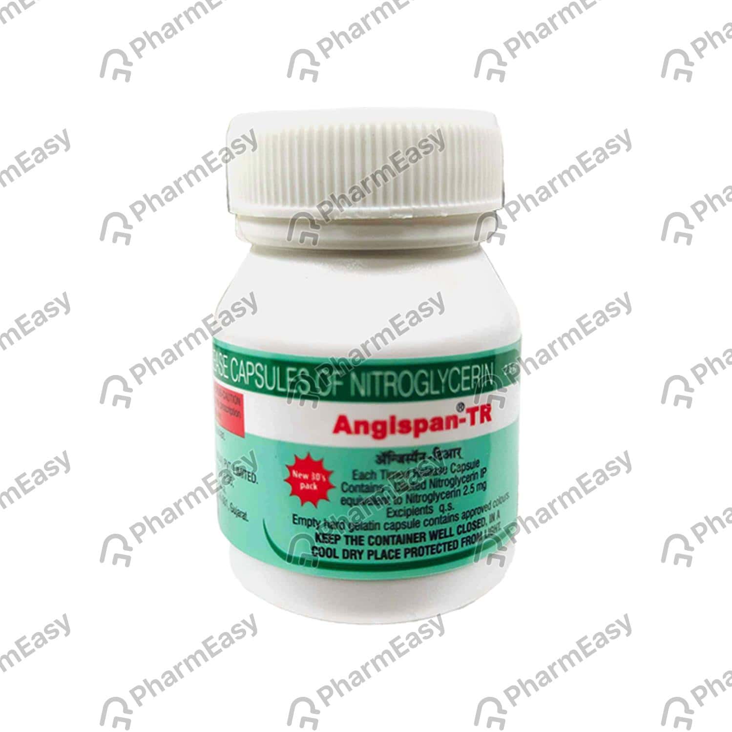 Angispan Tr 2.5 MG Capsule (30): Uses, Side Effects, Price & Dosage ...