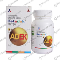 Buy Betadek Bottle Of 30 Tablets Online & Save Up to 24% at PharmEasy