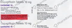 Dapaone 10 MG Tablet (10): Uses, Side Effects, Price & Dosage | PharmEasy