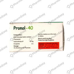 Pronol 40 MG Tablet (15): Uses, Side Effects, Price & Dosage | PharmEasy