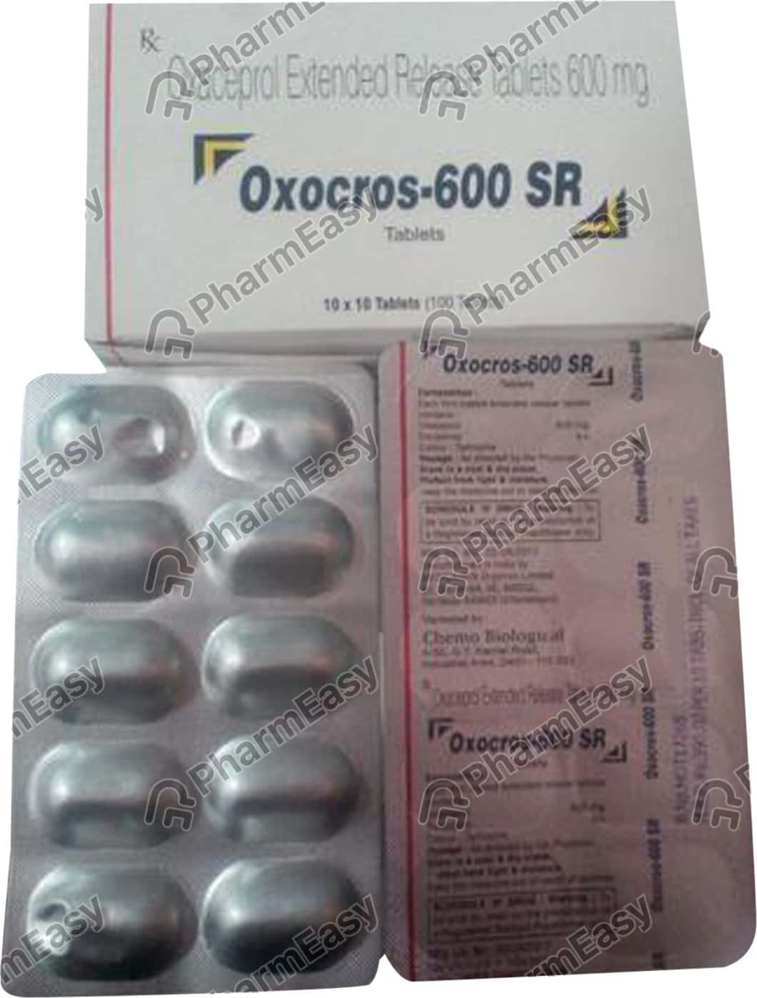 Oxocros 600 MG Tablet (10): Uses, Side Effects, Price & Dosage | PharmEasy