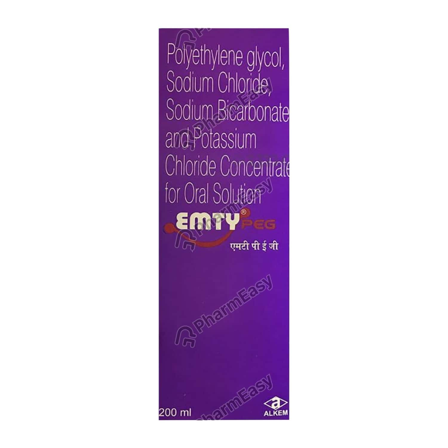 Emty Peg Oral Solution 200ml: Uses, Side Effects, Price & Dosage ...