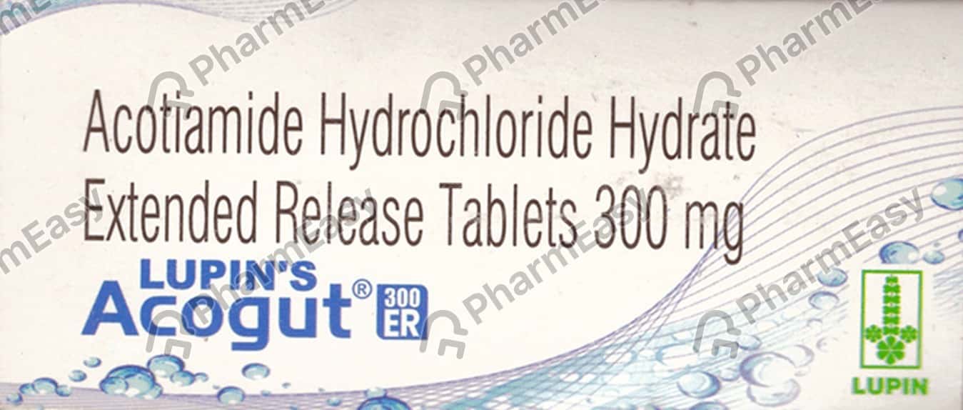 Acogut Er 300 MG Tablet (10): Uses, Side Effects, Price & Dosage ...