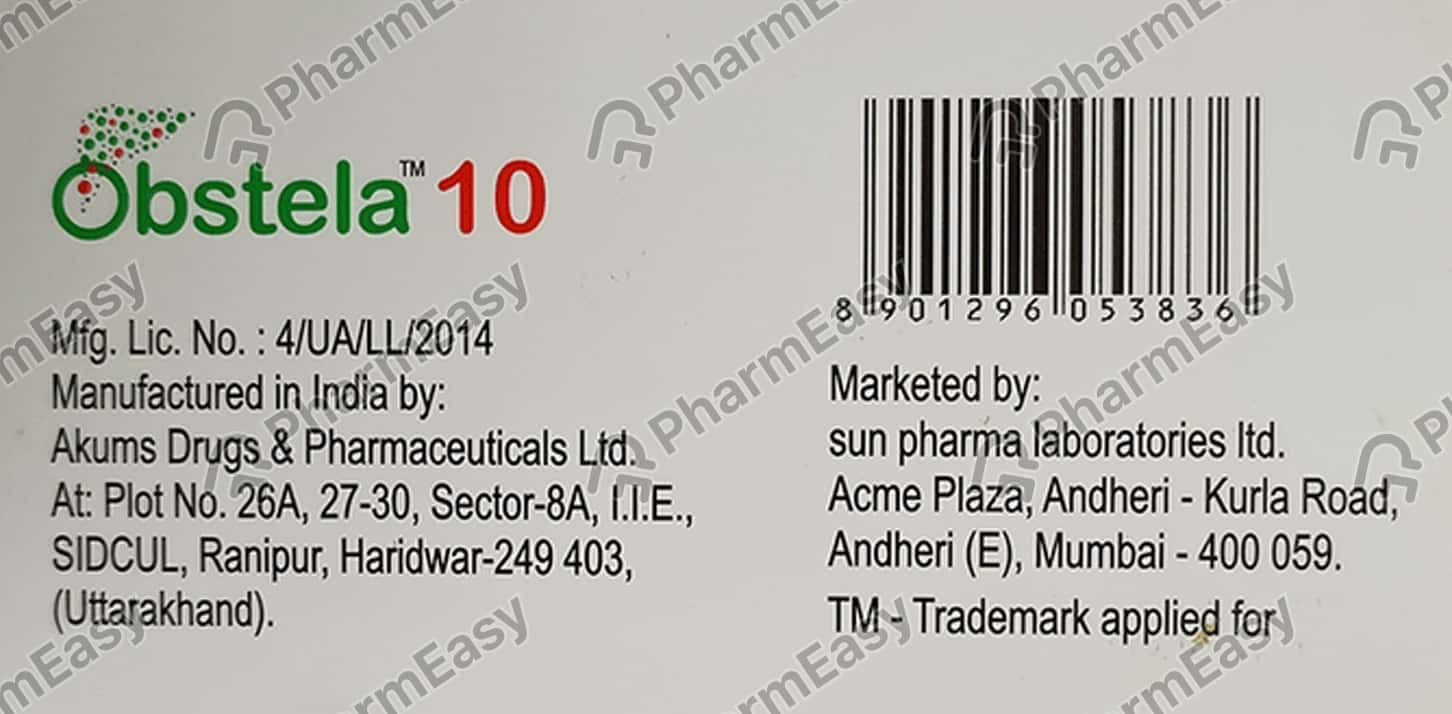 Obstela 10 MG Tablet (10): Uses, Side Effects, Price & Dosage | PharmEasy